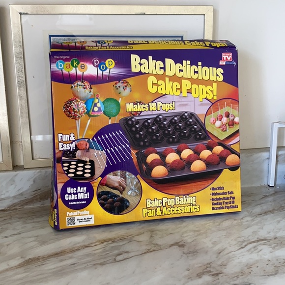 cake pop | Kitchen | Cake Pop Baking Pan Set Kitchen Bakeware | Poshmark